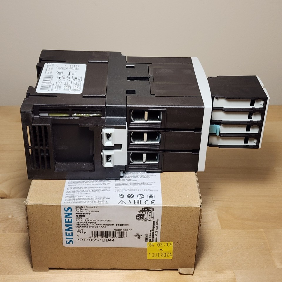 Siemens 3RT1035-1BB44 Power Contactor 24VDC | eBay