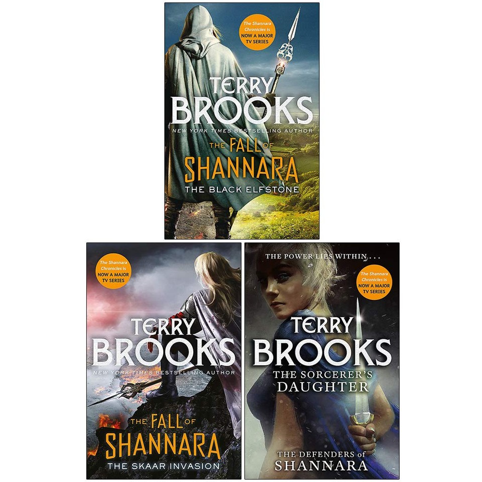 Terry Brooks Shannara Series 3 Books Collection Set (The Black El | eBay