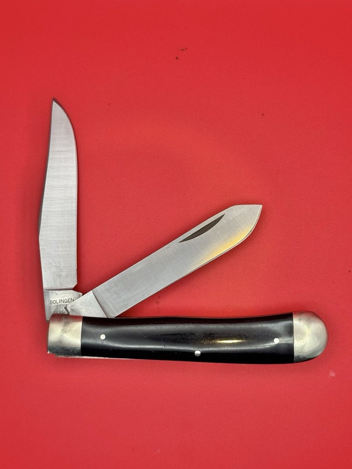 NEW 1980s GERMAN OWL HEAD COAL MINER BLACK GOLD SOLINGEN TRAPPER 2 ...