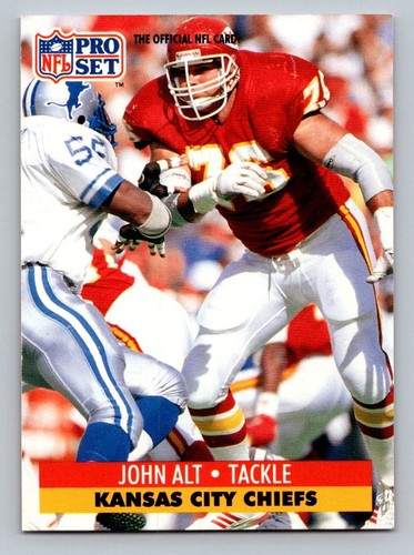 1991 Pro Set John Alt #181 Kansas City Chiefs | eBay