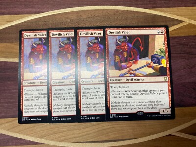 1x Devilish Valet - NM - BLC 0195 MTG Magic The Gathering | eBay