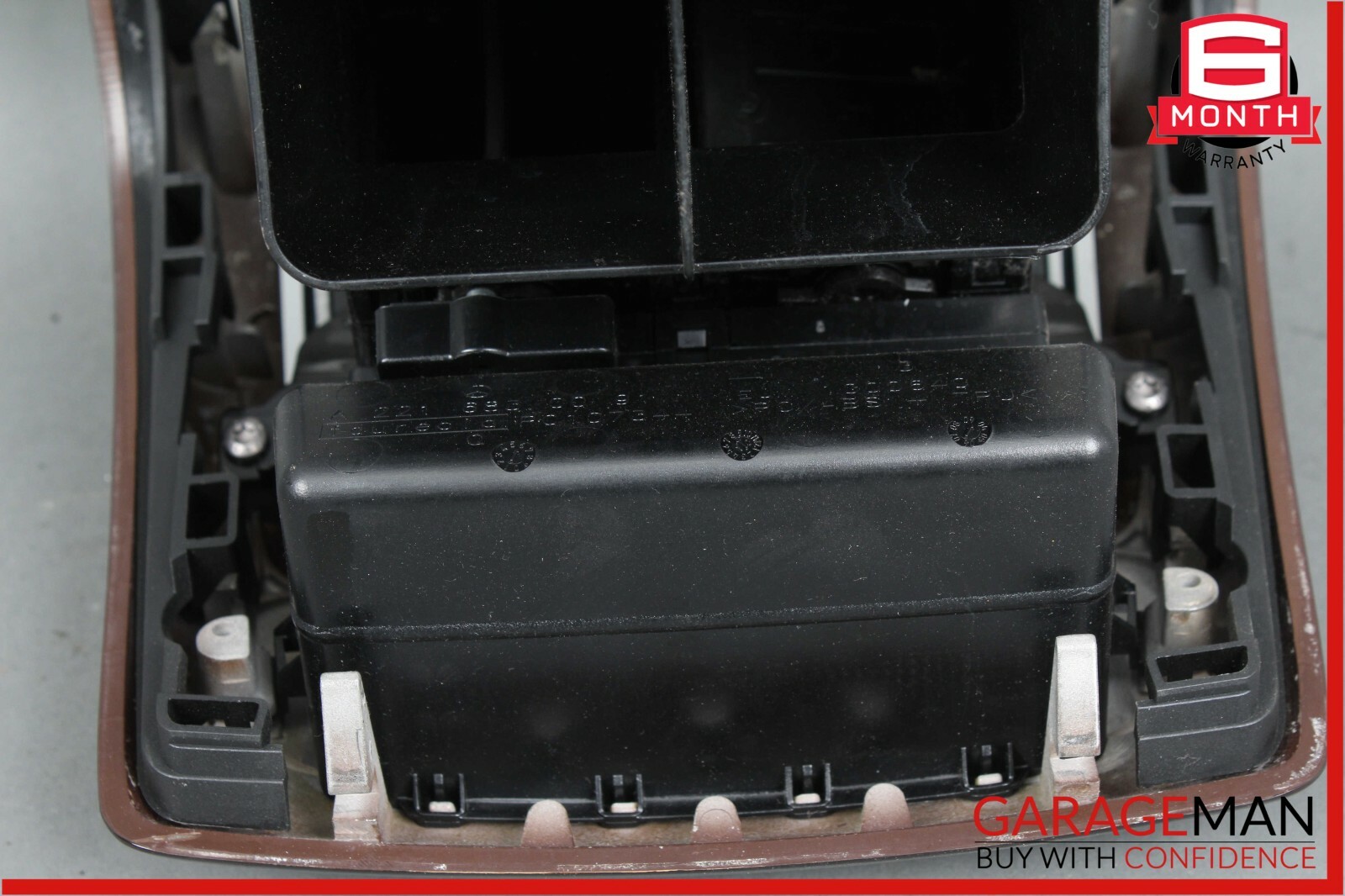 07-13 Mercedes W221 S550 S400 Rear Center Console A/C Air Vent Trim ...