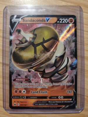 Sandaconda V 089/198 FULL ART ULTRA RARE Pokemon Card - NM / M ...