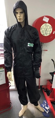 SPRAY SUIT BLACK NYLON WASHABLE PAINT SUIT X-LARGE (CSVXL) | eBay Australia