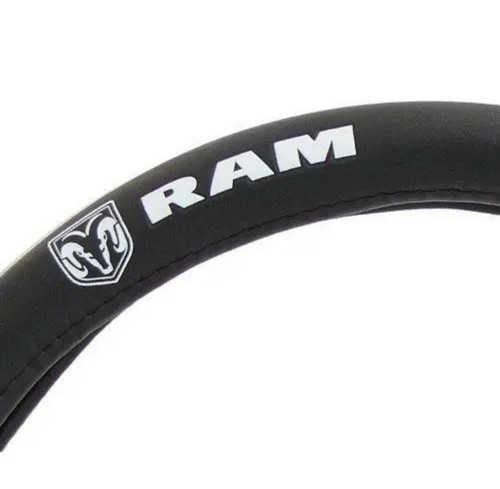 Pilot Ram Leather Steering Wheel Cover Dodge Logo(fit Dodge Ram) 15" | eBay