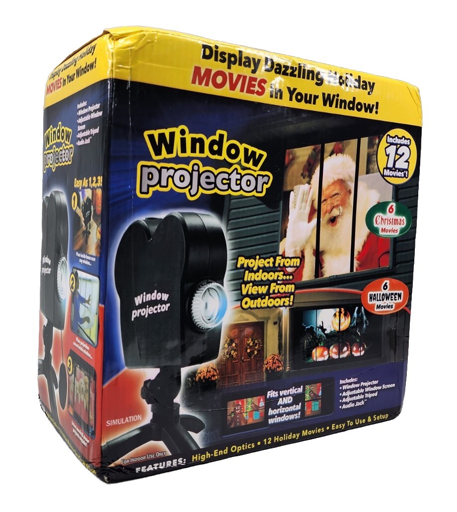 Star Shower Window Wonderland Window Projector - 6 Christmas 6 ...