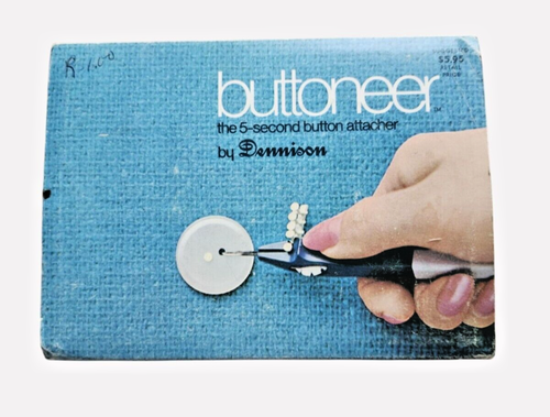 Buttoneer VTG Sewing Tool in Box Ronco Teleproducts Chicago 60's 70's ...