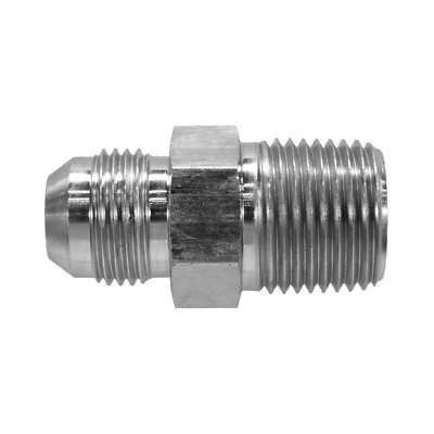 2404-12-08-SS Hydraulic 3/4" Male JIC X 1/2" Male NPT Pipe 316 ...