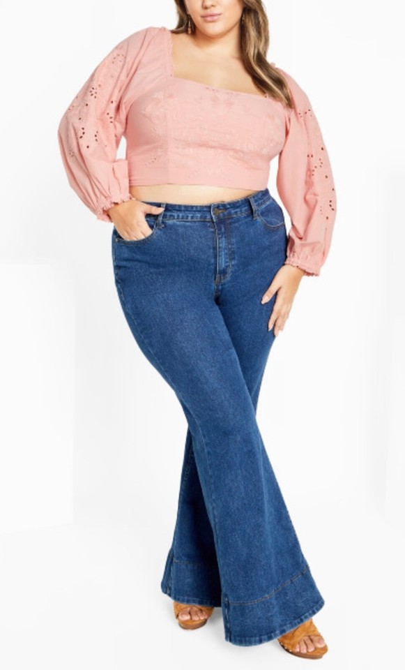 CITY CHIC Willow Top in Peachy Plus Size XXL / 24 NWT [RRP $79.95] | eBay Australia
