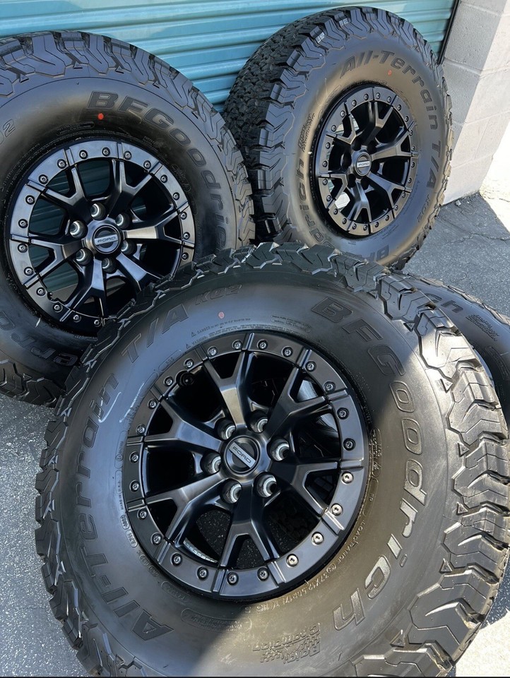 2023 Ford Raptor R F-150 F150 Black Beadlock Wheels Rims Tires PP OEM ...
