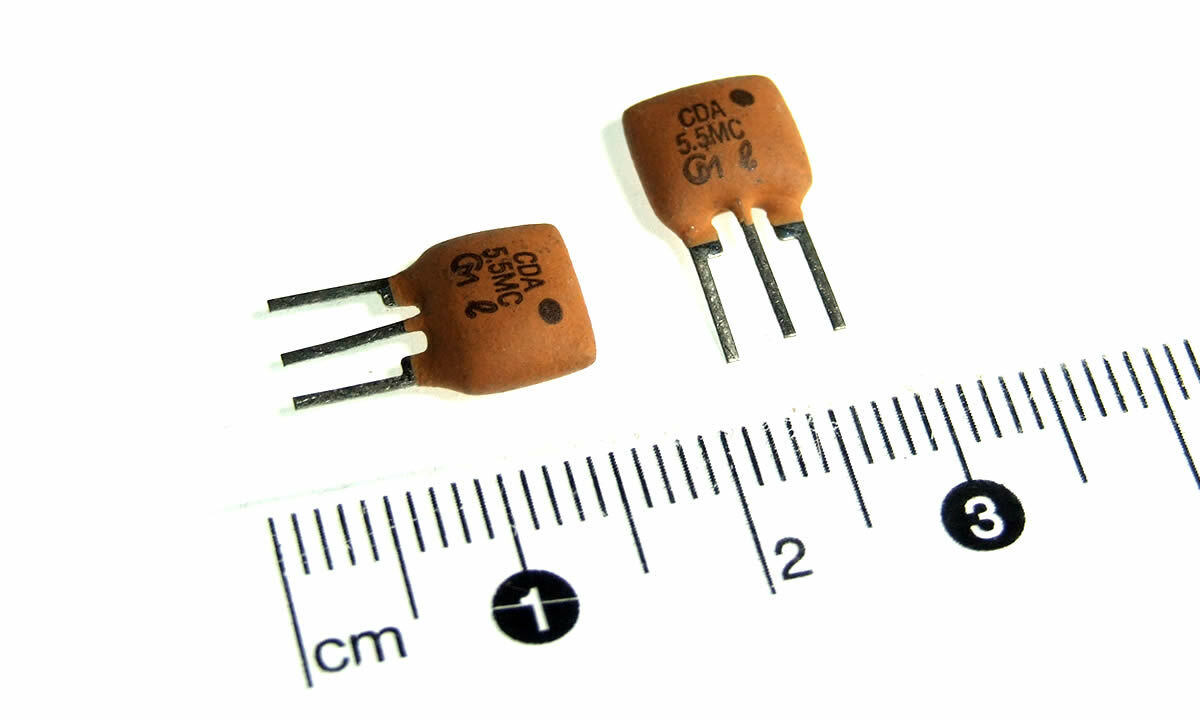 5.5 MHz CDA5.5MC CERAMIC BPF CERAMIC DISCRIMINATORS PIEZO FILTERS (10 ...