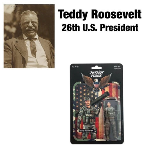 President Teddy Roosevelt Commando In Chief - 3.75” Action Figure | eBay