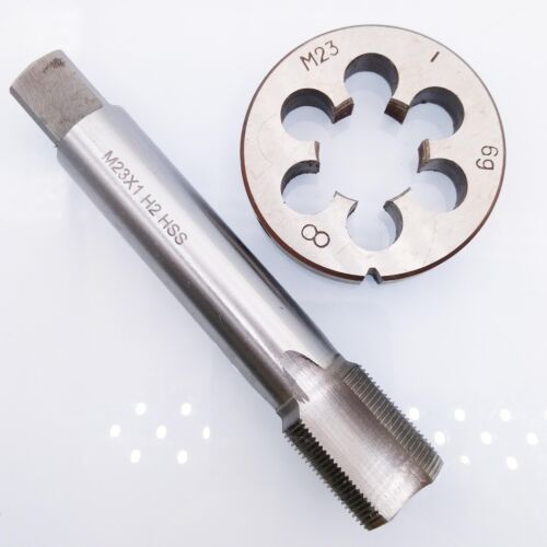 US Stock HSS M23 x 1mm Tap & M23 x 1.0mm Die Metric Thread Right Hand ...