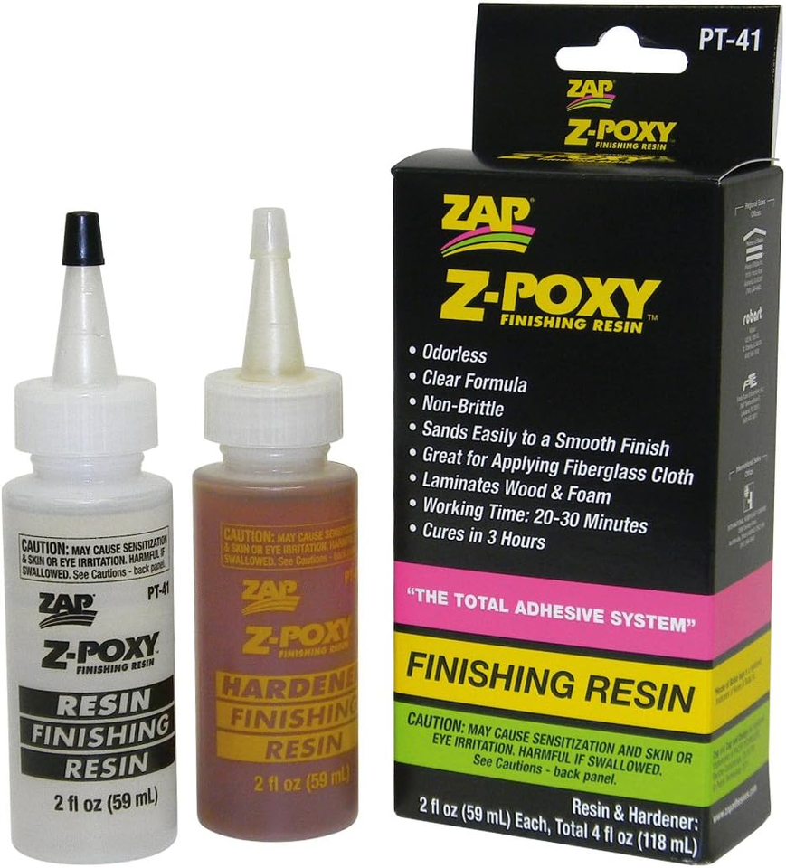 Pacer Technology (Zap) Z-Poxy Finishing Resin Adhesives, 4 oz ...