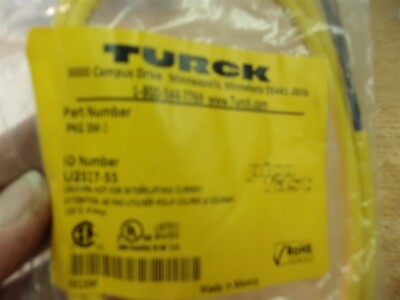 NEW Turck PKG 3M-1 ID U2517-55 Pico Fast Cable *FREE SHIPPING* | eBay