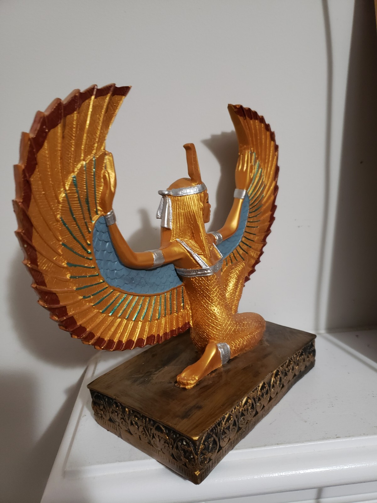New Handmade Museum Replica Egyptian Isis Statue (11x11 inches) | eBay