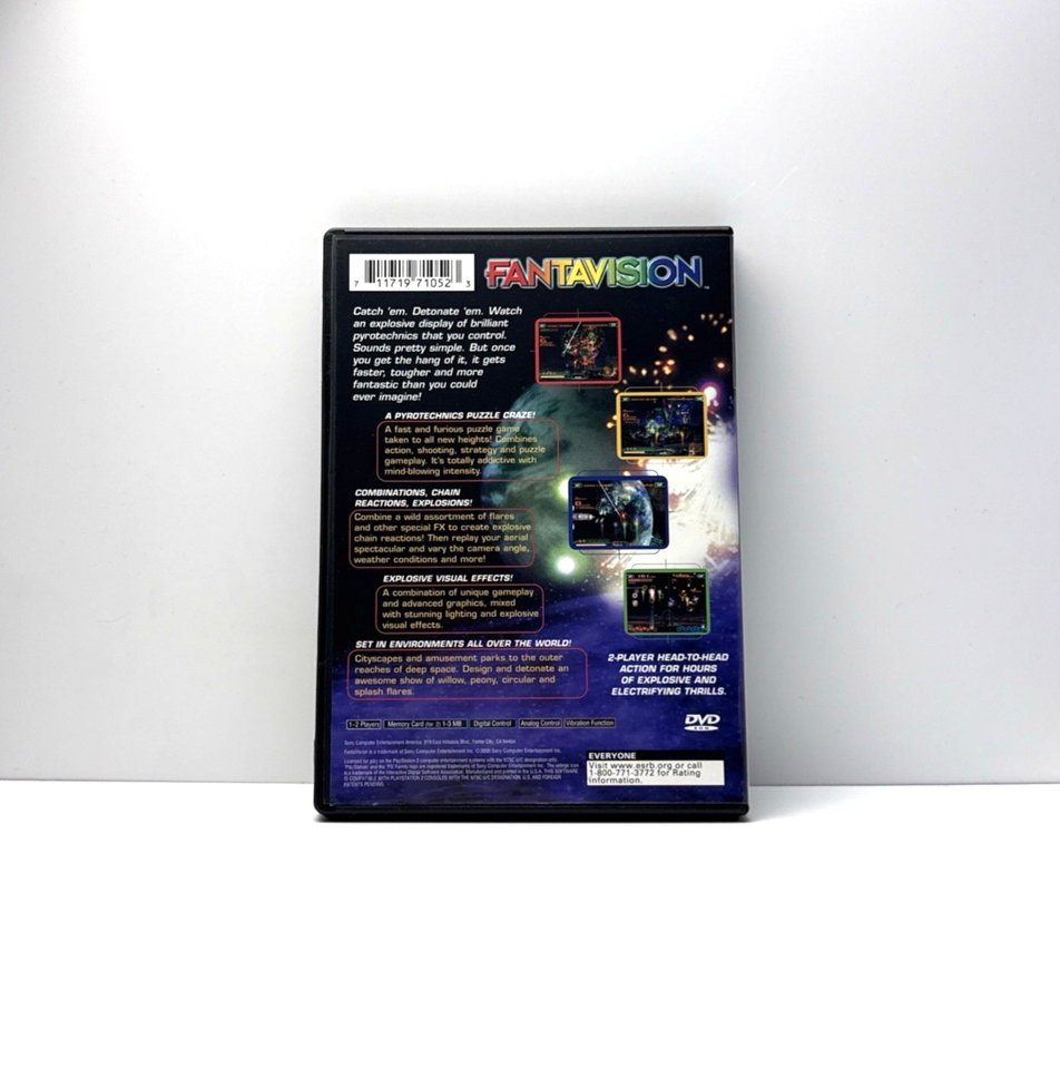 FantaVision Sony PlayStation 2 PS2 No Manual Refurbished & Tested Free ...