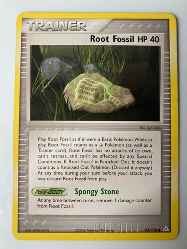 Root Fossil - 93/110 Common Ex Holon Phantoms Pokemon Card - NM | eBay