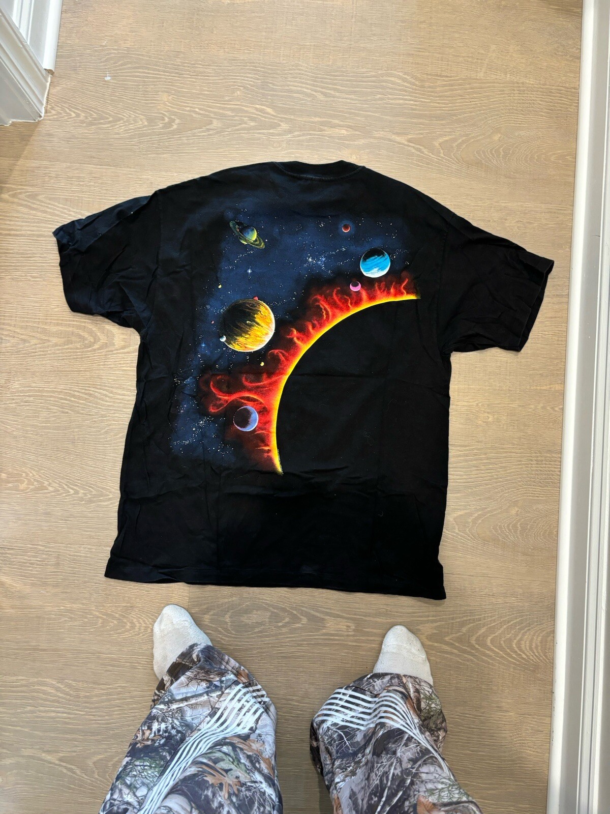 Vintage 1990 Dynamic Solar System Planet Single Stitc… - Gem