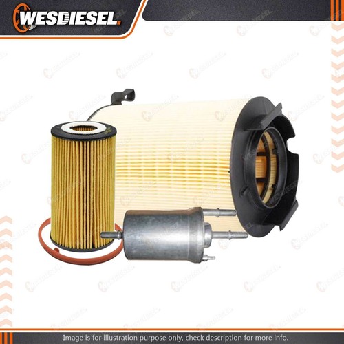 Oil Air Fuel Filter Kit fits Volkswagen Golf 1K Jetta 1KM 2.0L FSi ...