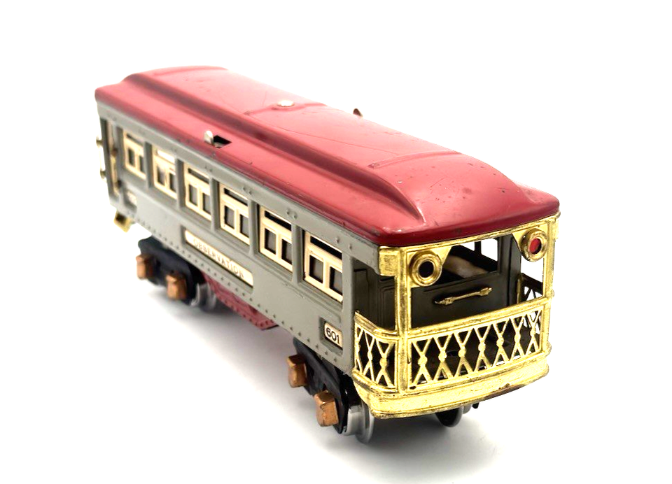 Lionel Lines 601 PreWar Illuminated Observation Car Gray / Red | eBay