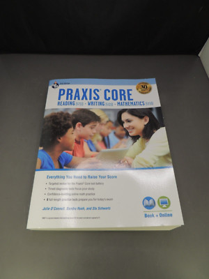 Rea Praxis Core Reading 5713 Writing 5723 Mathematics 5733 (20231-Book ...