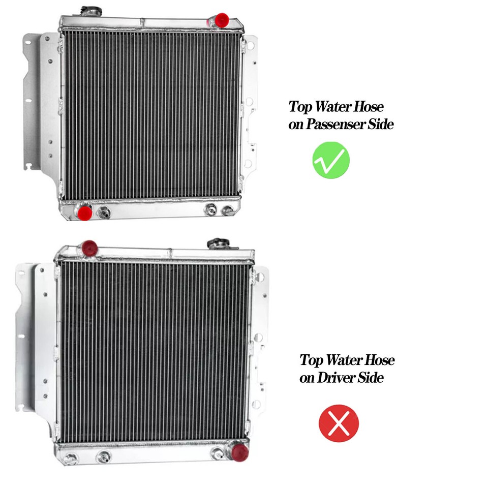 3 Row Core Radiator fit 1987-2006 Jeep Wrangler YJ TJ 2.4L 2.5L 4.0L 4 ...