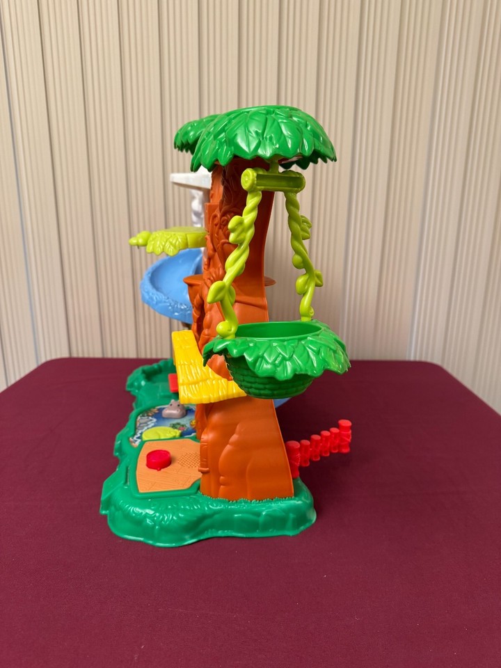 Fisher Price Little People 2011 Zoo Talkers Treehouse Animal Jungle ...