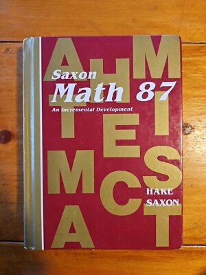 Saxon Math 87 An Incremental Developement | eBay