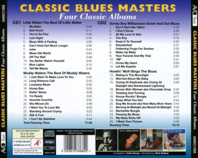 CLASSIC BLUES MASTERS - FOUR CLASSIC ALBUMS NEW CD 5022810336822 | eBay