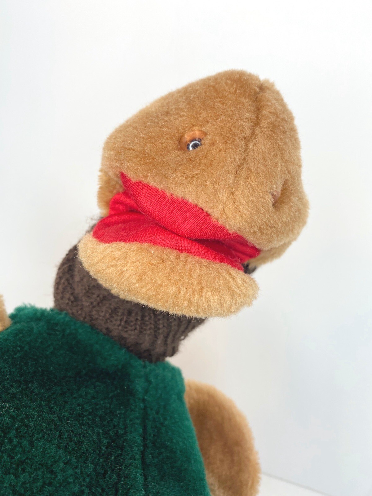 Vintage Spicer's Puppets TURTLE Hand Puppet Sock Head Goes Inside Shell ...