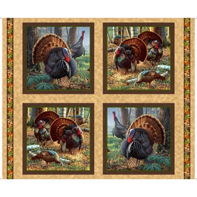 Quilting Treasures Turkey Hill Patches Panel for sale online | eBay