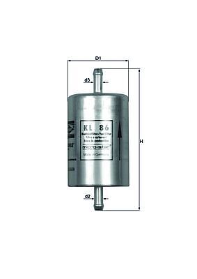MAHLE KL 86 Fuel Filter for sale online | eBay