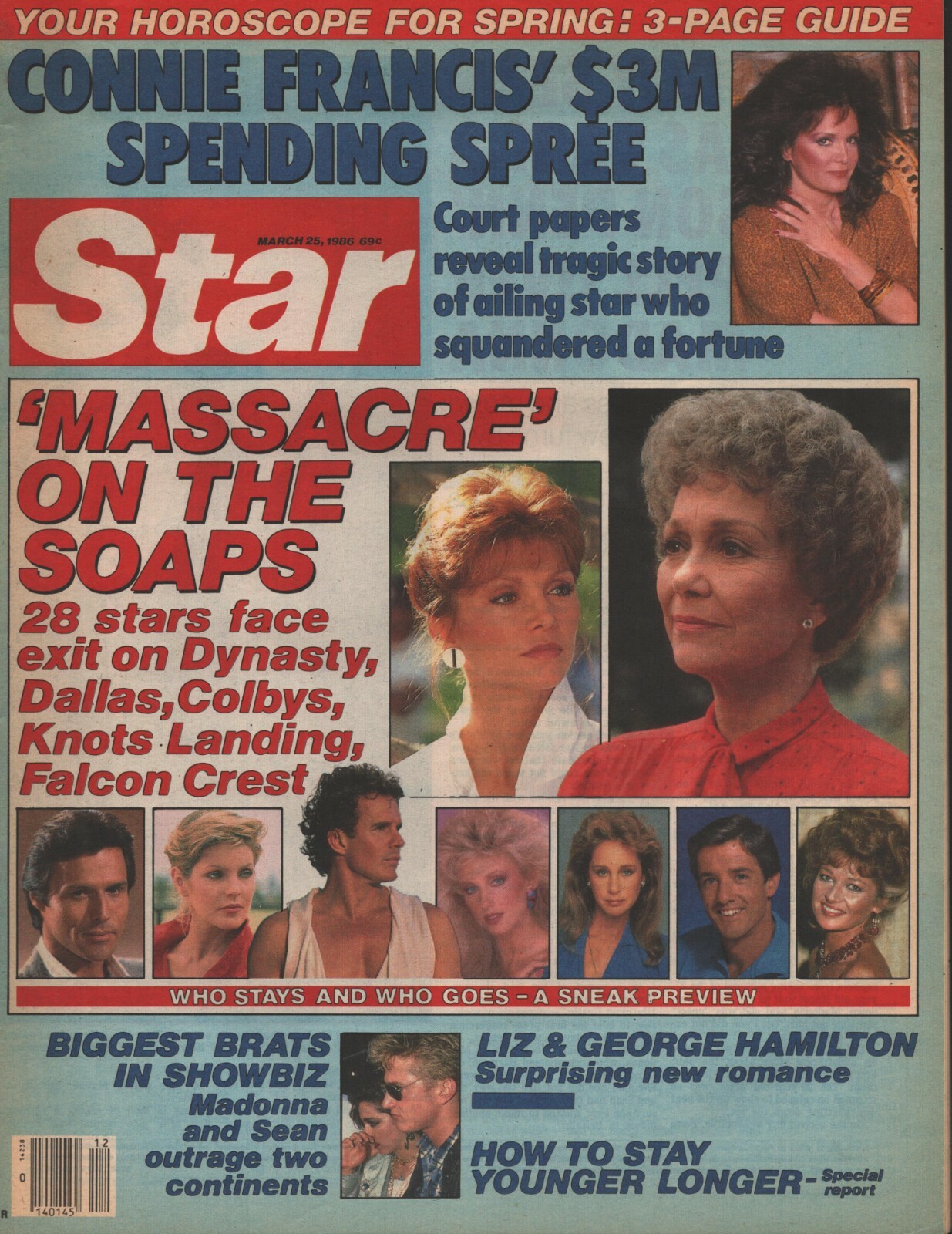 Star Magazine - Mar 25, 1986 - Dynasty - Dallas - Colbys, Falcon Crest ...