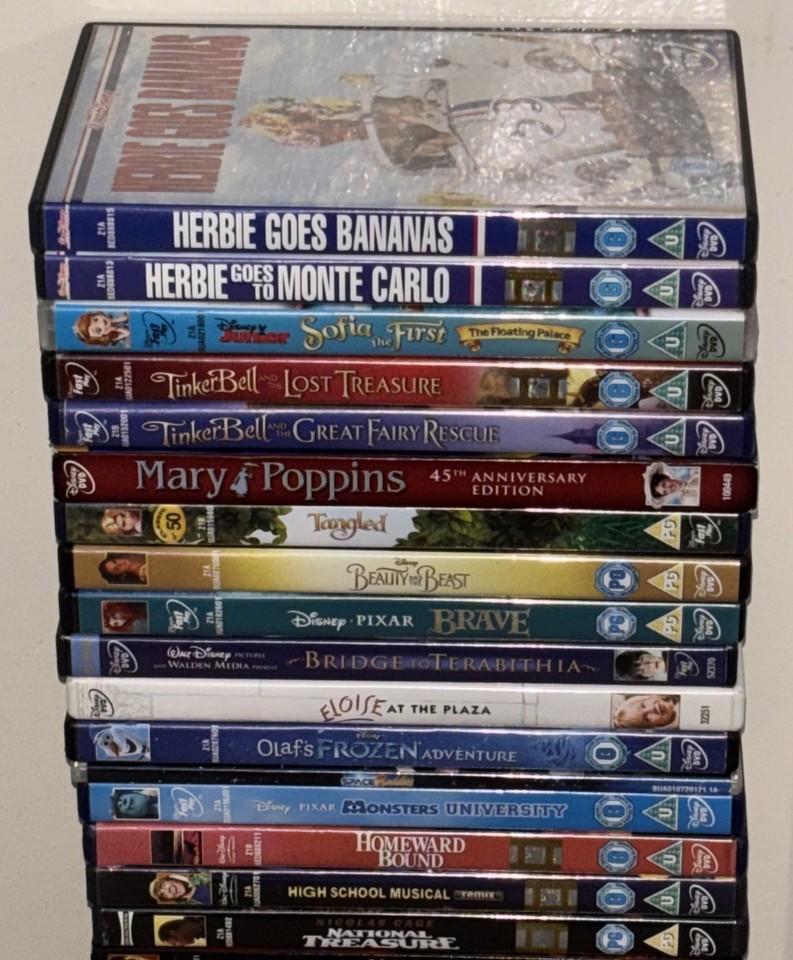Walt Disney Dvd collection bundle Kids Movie Job Lot | eBay UK