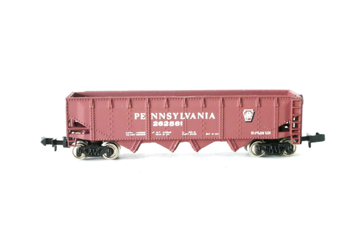 N SCALE/BACHMANN PENNSYLVANIA 41FT OPEN QUAD OFFSET HOPPER NO 262581 | eBay