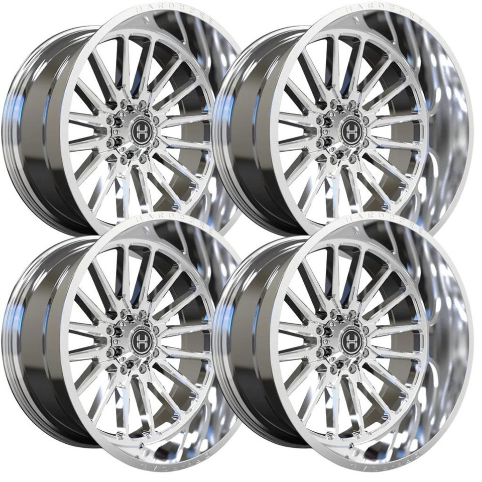 20 inch 20x10 Hardcore HC24 Chrome wheel rim 8x180 -19 | eBay