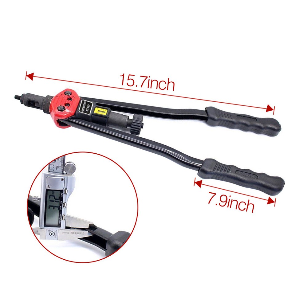 Rivet Gun Kit Rivnut Thread Setting Tool Nut Setter NutSert Metric SAE ...