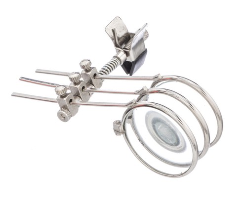 3.3X 5X 7.5X Triple Lens Clip-On Jewelry Eye Loupe Magnifying Glass ...