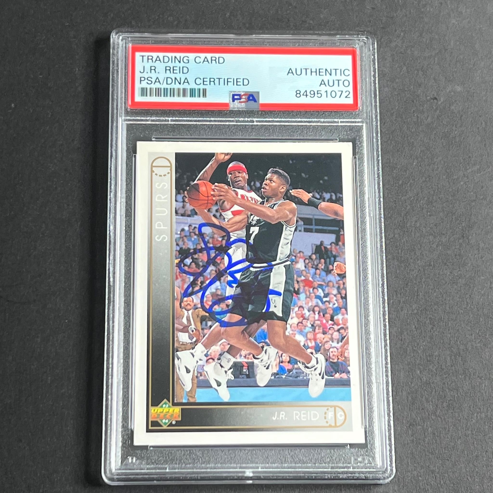 1993-94 Upper Deck #59 JR Reid Signed Card AUTO PSA Slabbed Spurs | eBay