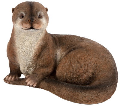 Otter Ornament Resin Statue Figurine In or Outdoor Frostproof Figurine ...