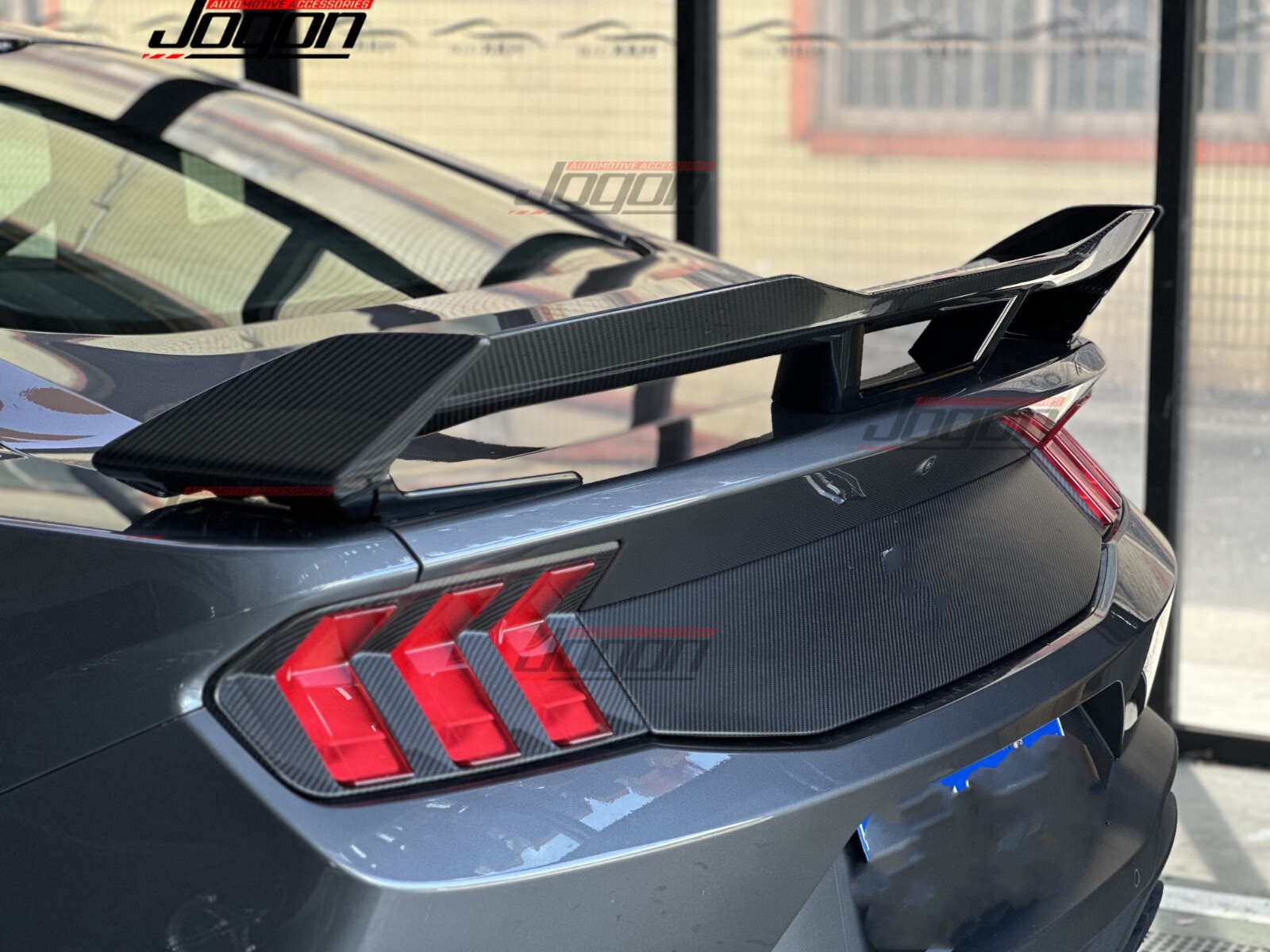 Real Carbon For Ford Mustang S650 Dark Horse 2024-25 Rear HP Spoiler ...