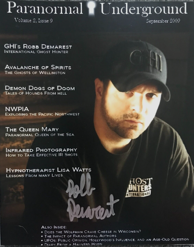 ROBB DEMAREST SIGNED AUTOGRAPHED PHOTO. GHOST HUNTERS INTERNATIONAL ...
