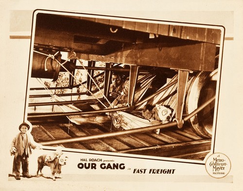 Little Rascals Our Gang in Fast Freight Lobby Card Replica 14 x 11 ...