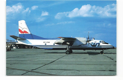 Postcard Airline EXIN AN-26 SP-FDO at Berlin CC9. | eBay