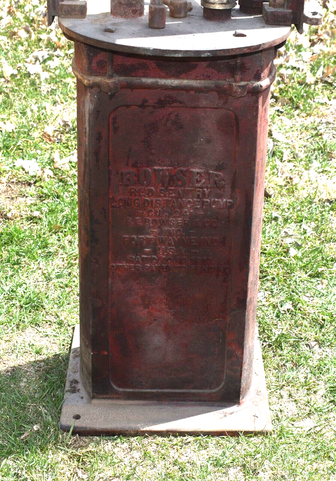 RARE EARLY VINTAGE BOWSER RED SENTRY LONG DISTANCE GAS STATION PUMP | eBay