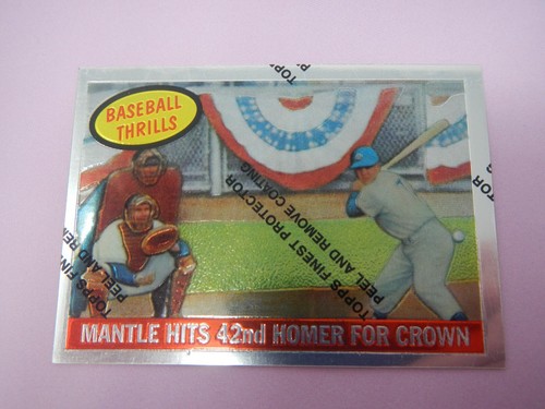 1997 Topps 1959 Reprint Mantle Hits 42nd Homer for Crown #26 Baseball ...