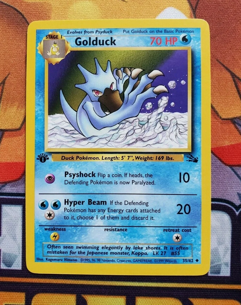 Golduck Pokemon Card