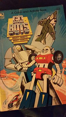 Go Bots Coloring Book and Activity Book Used 1985 Rare | eBay