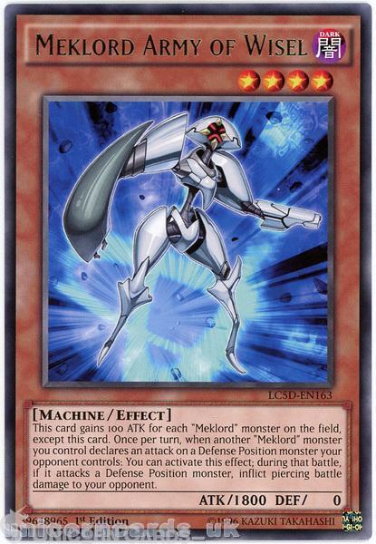 LC5D-EN163 Meklord Army of Wisel Rare 1st Edition Mint YuGiOh Card | eBay